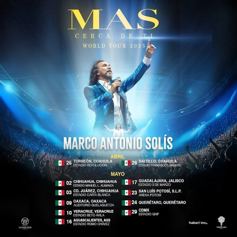 Boletos Marco Antonio Solís en México 2025: precios y dónde comprar - ConciertosMX
