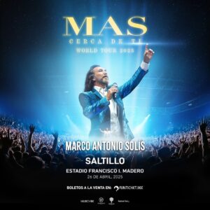 Boletos Marco Antonio Solís en Saltillo 2025: venta Funticket