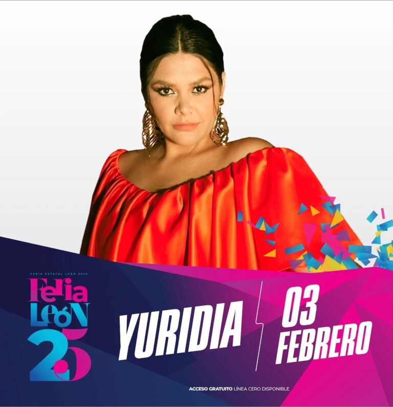 Boletos para Yuridia en la Feria de León 2025: precio Foro Mazda - ConciertosMX