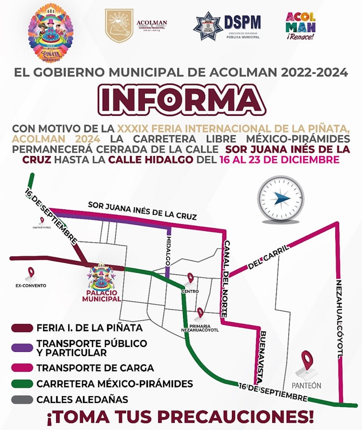 Feria de la Piñata Acolman 2024: cartelera, programa y horarios ...
