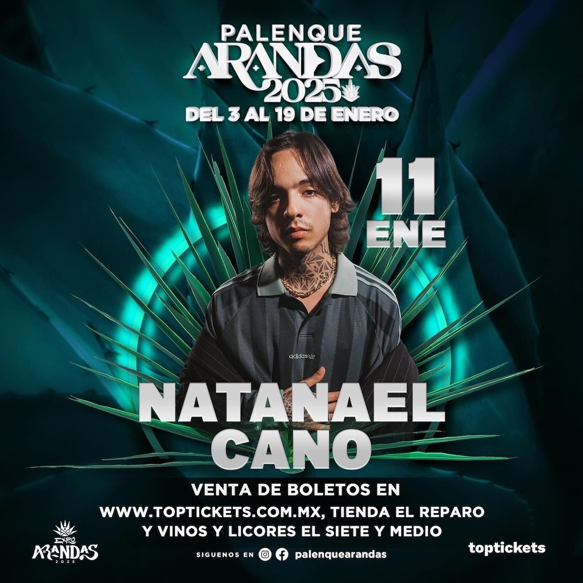 Boletos para Natanael Cano en Arandas 2025: precios TopTickets - ConciertosMX