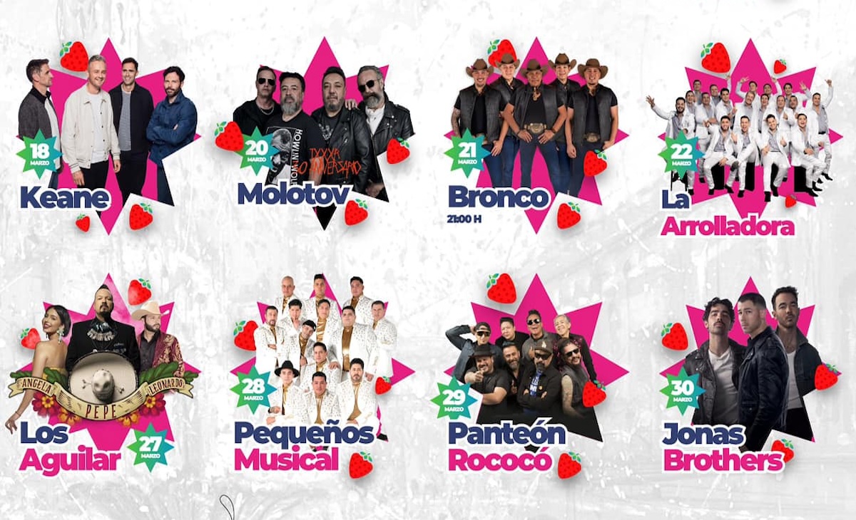Boletos Feria de las Fresas Irapuato 2025: dónde comprar y precio general - ConciertosMX