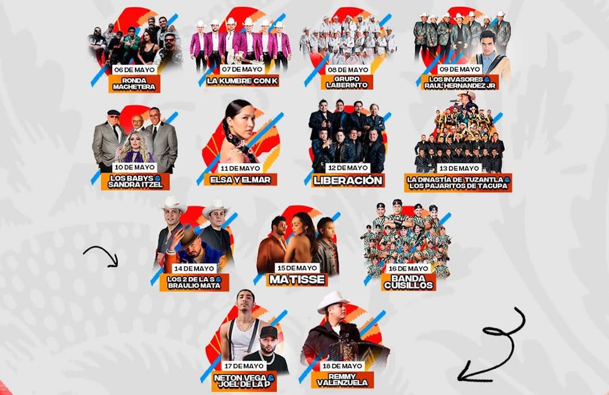 Feria de Metepec 2025: cartelera del Teatro del Pueblo y el Palenque y boletos - ConciertosMX