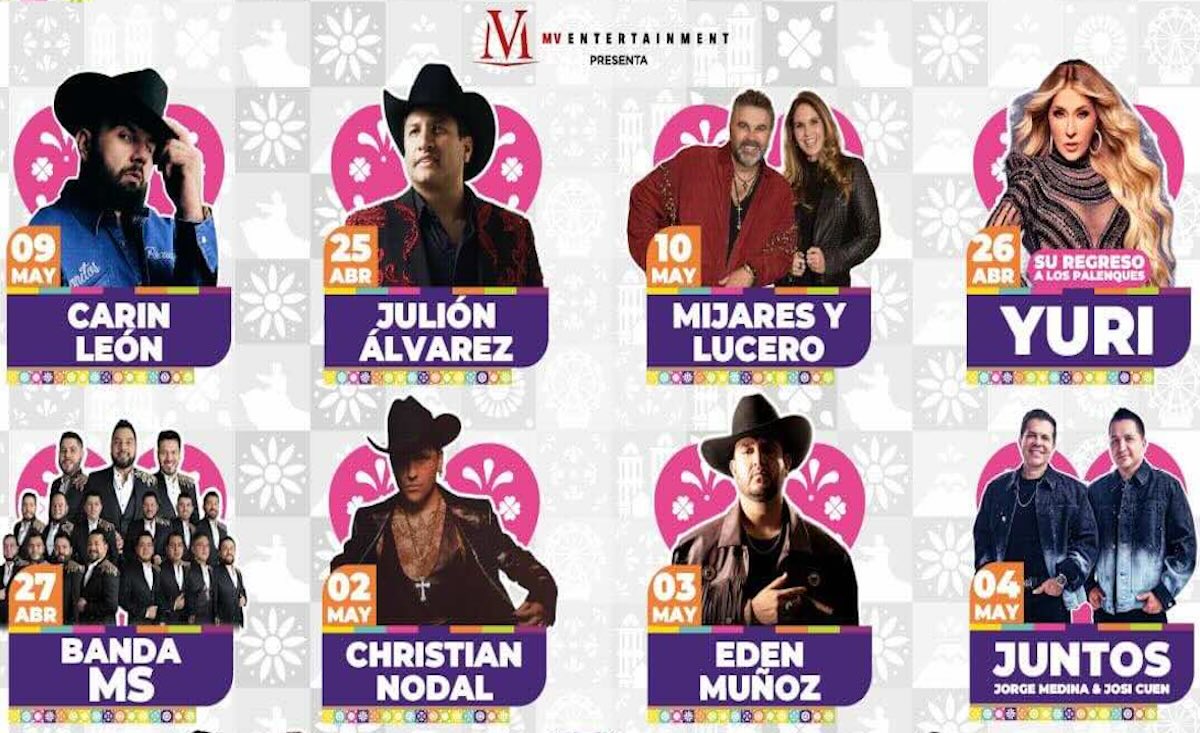 Feria de Puebla 2025 Palenque: cartelera de artistas y boletos - ConciertosMX