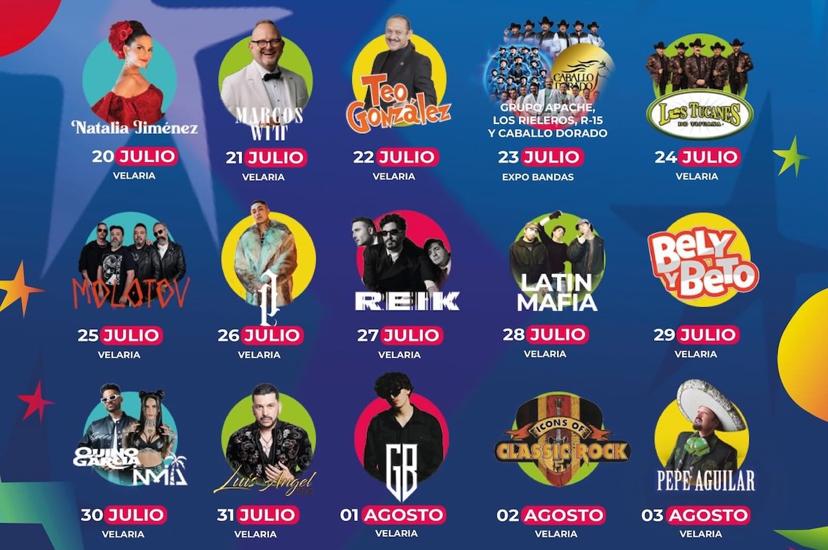 Boletos Feria de Durango Velaria 2025 Fenadu: cartelera y dónde comprar - ConciertosMX