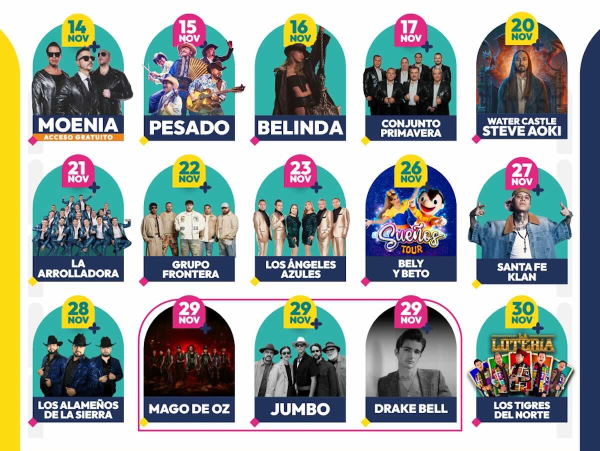 Feria de Querétaro 2025: cartelera del Teatro del Pueblo, boletos y precios - ConciertosMX